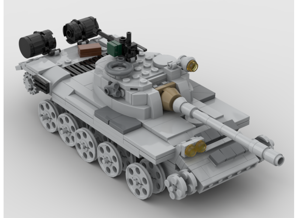 LEGO MOC-238250 t55 tank by _stian | Rebrickable - Build with LEGO