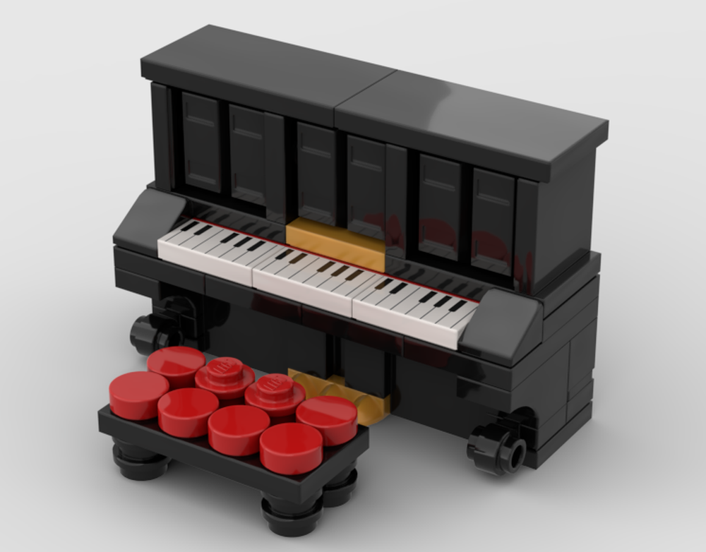 LEGO MOC-238264 Minifig-Scale Upright Steinway & Sons Piano by ...