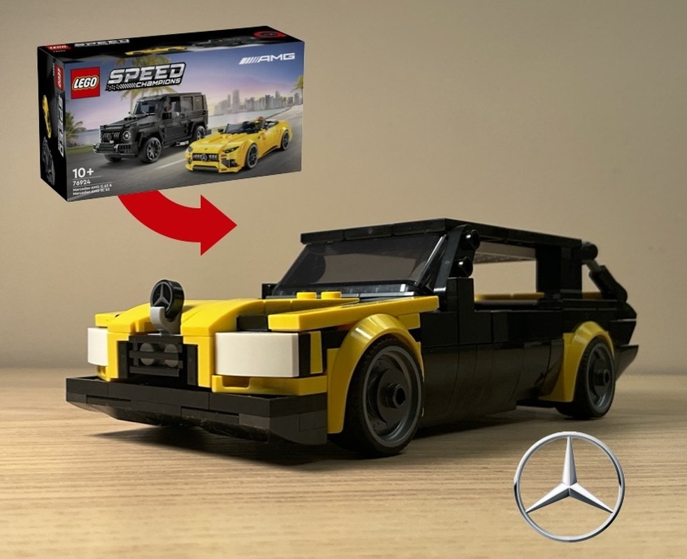 LEGO MOC Mercedes-Benz W124 Wagon by NimilesBot | Rebrickable - Build ...