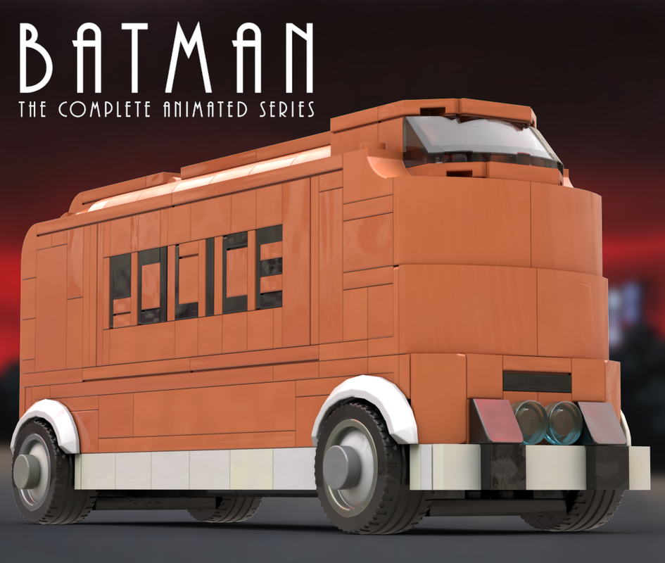 LEGO MOC BTAS Gotham city Police Van by tacotaco64™️ | Rebrickable ...