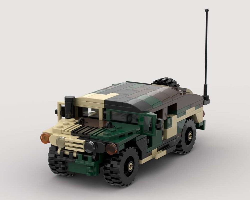 LEGO MOC MOC Humvee by Brickmilitaryworld | Rebrickable - Build with LEGO