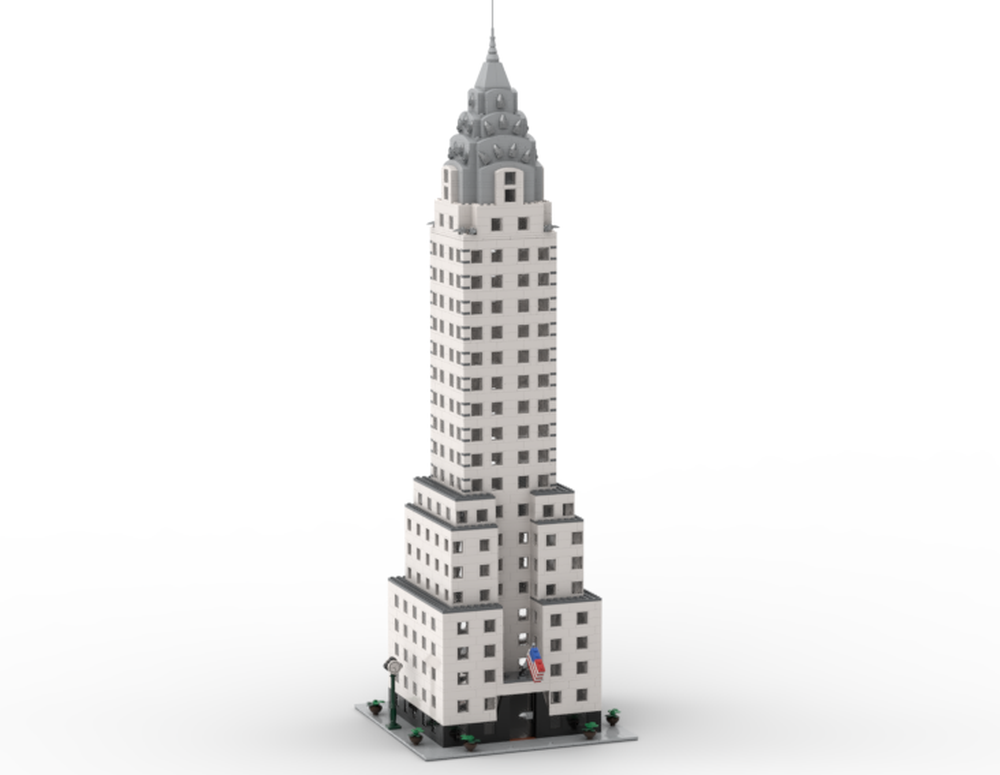 LEGO MOC-238341 Chrysler Building by klosspalatset | Rebrickable ...