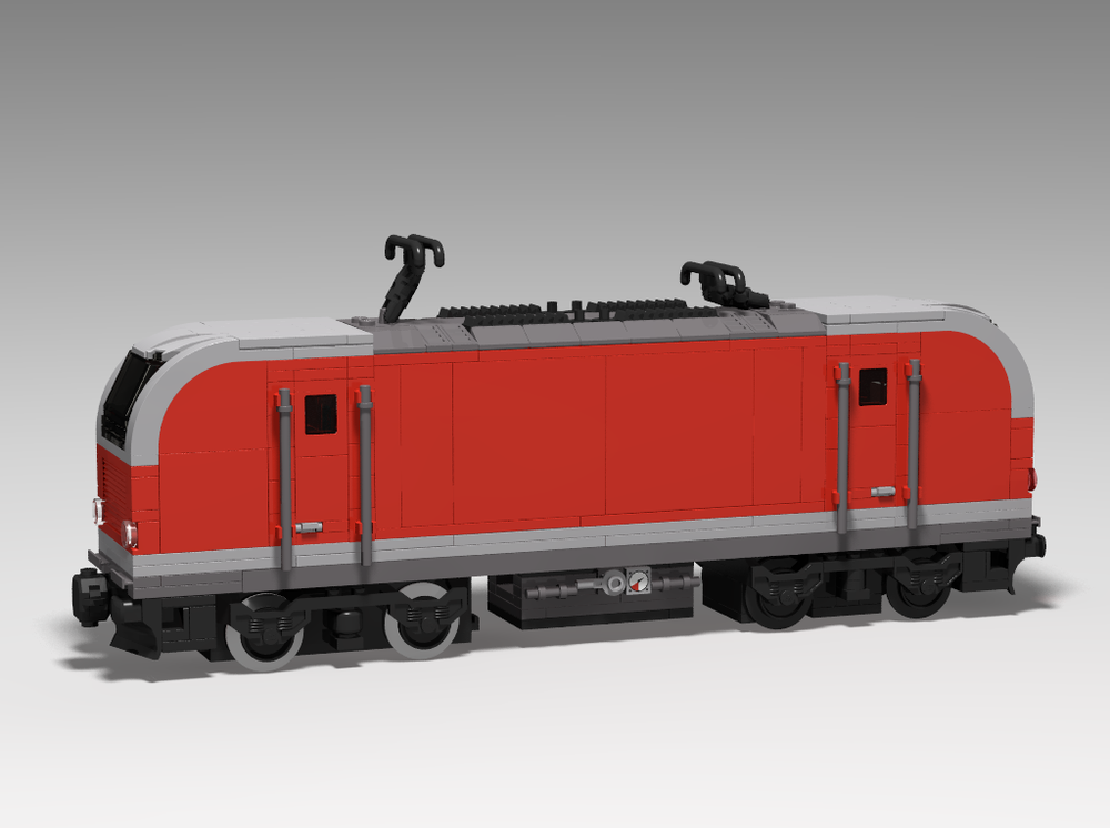 LEGO MOC Electric Locomotive by KURA76 | Rebrickable - Build with LEGO