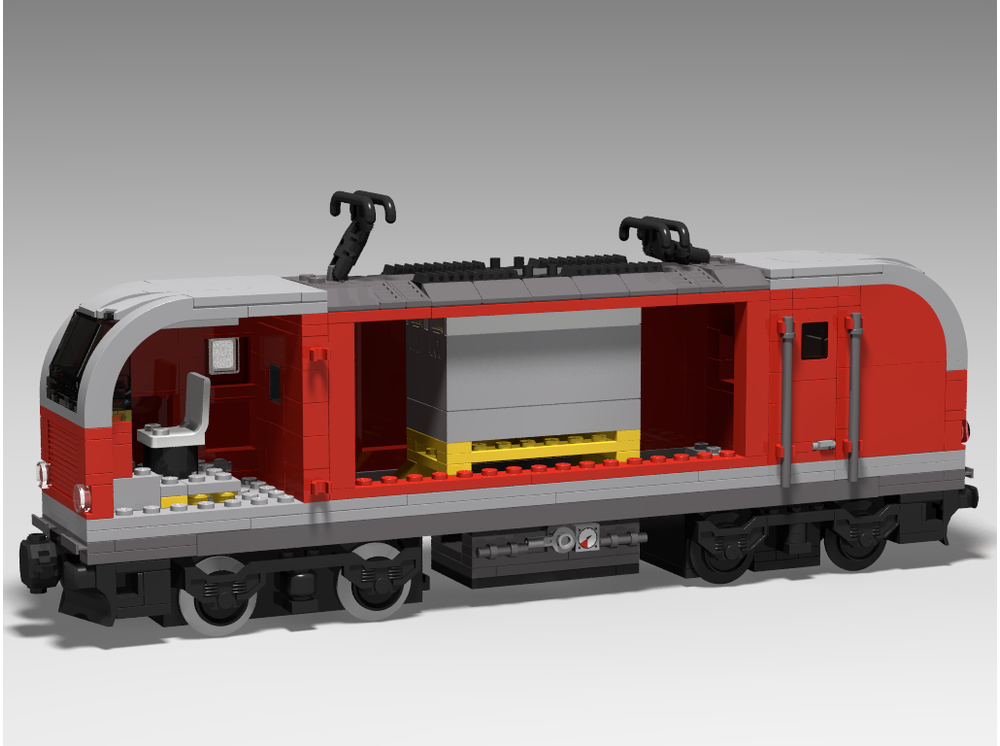 LEGO MOC Electric Locomotive by KURA76 | Rebrickable - Build with LEGO