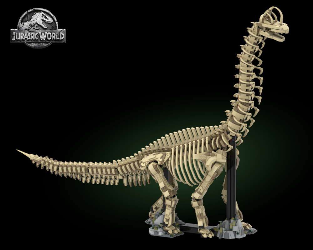 LEGO MOC-238380 Brachiosaurus fossil by MustacheMeneer | Rebrickable ...