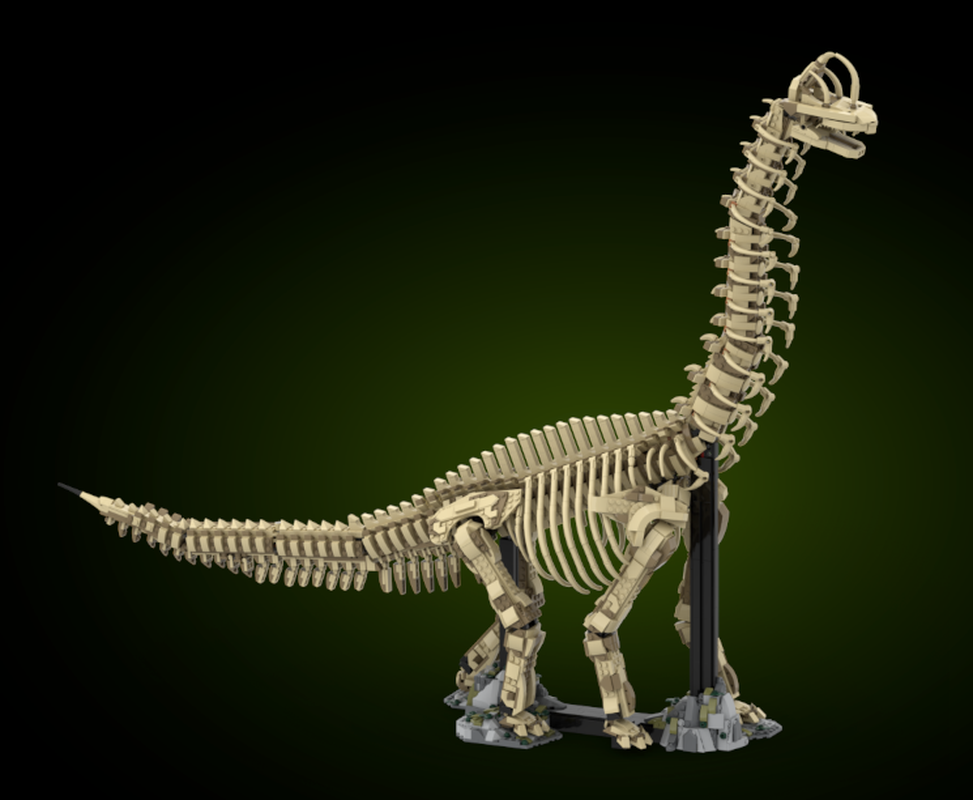 LEGO MOC-238380 Brachiosaurus fossil by MustacheMeneer | Rebrickable ...