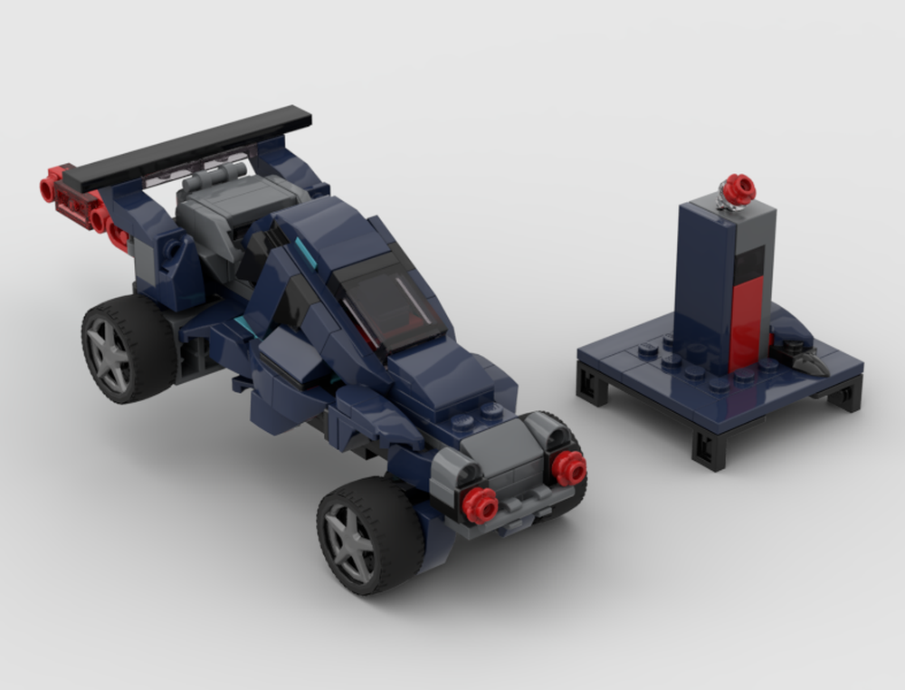 LEGO MOC Dark Blue Octane by Alternative_bricks | Rebrickable - Build ...