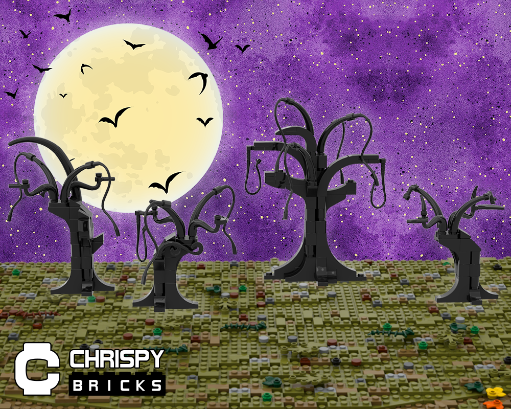 LEGO MOC Halloween Trees by ChrispyBricks | Rebrickable - Build with LEGO
