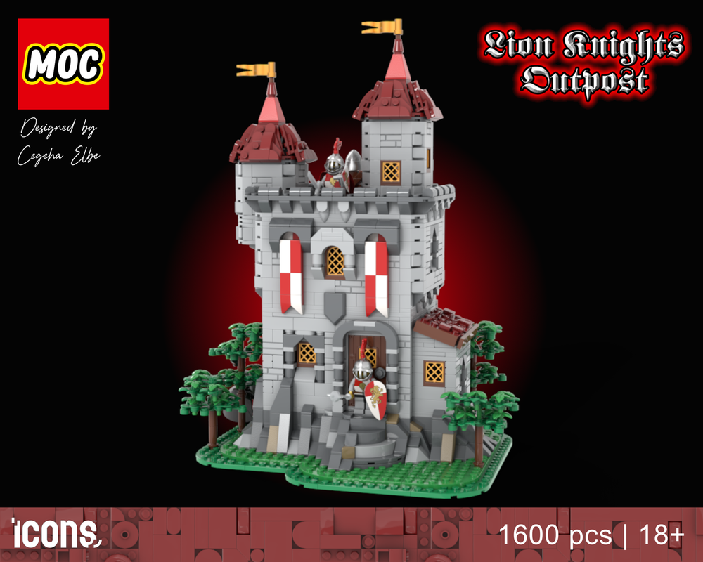 LEGO MOC-238413 Lion Knights' Outpost by Cegeha Elbe | Rebrickable ...
