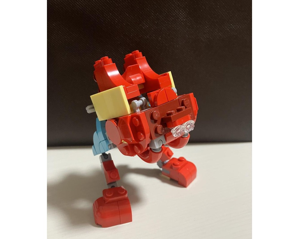 LEGO MOC Red explorer mech by Corydoras | Rebrickable - Build with LEGO