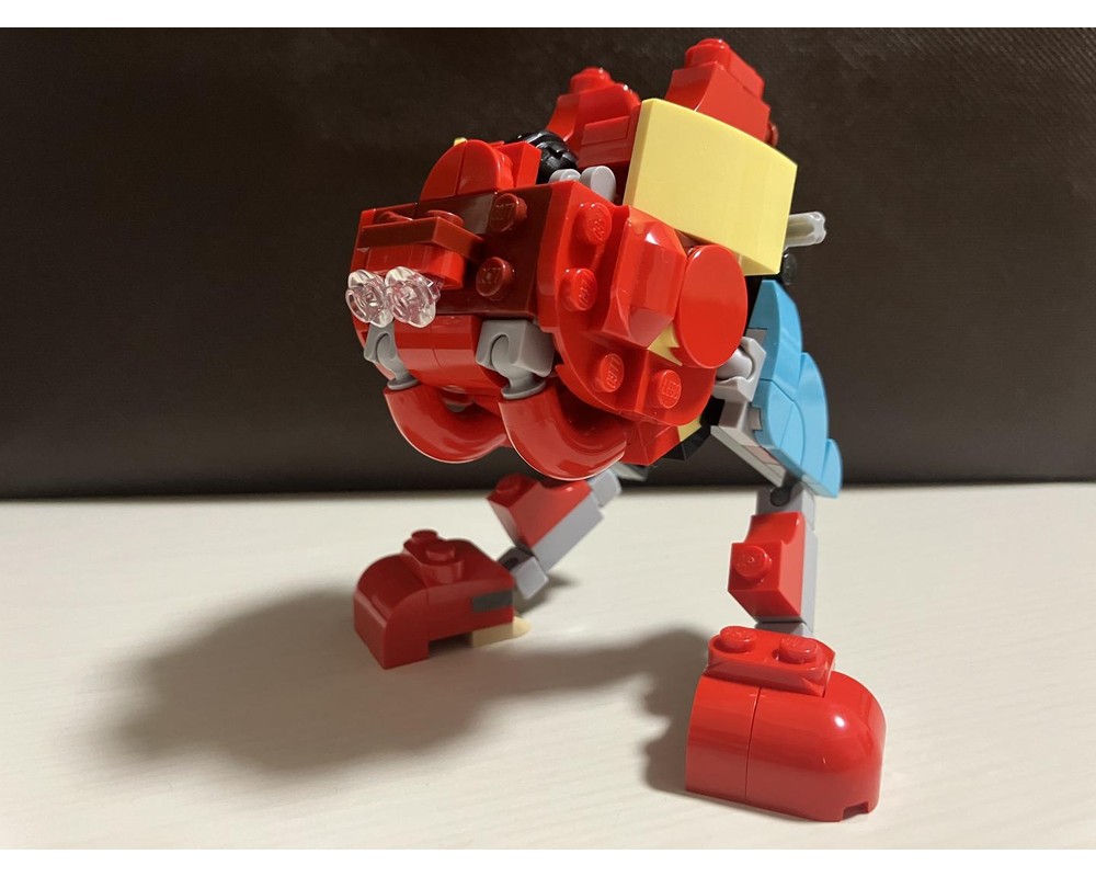 LEGO MOC Red explorer mech by Corydoras | Rebrickable - Build with LEGO