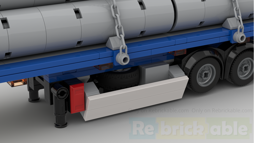 LEGO MOC-238423 Flat bed trailer by phigeon | Rebrickable - Build with LEGO