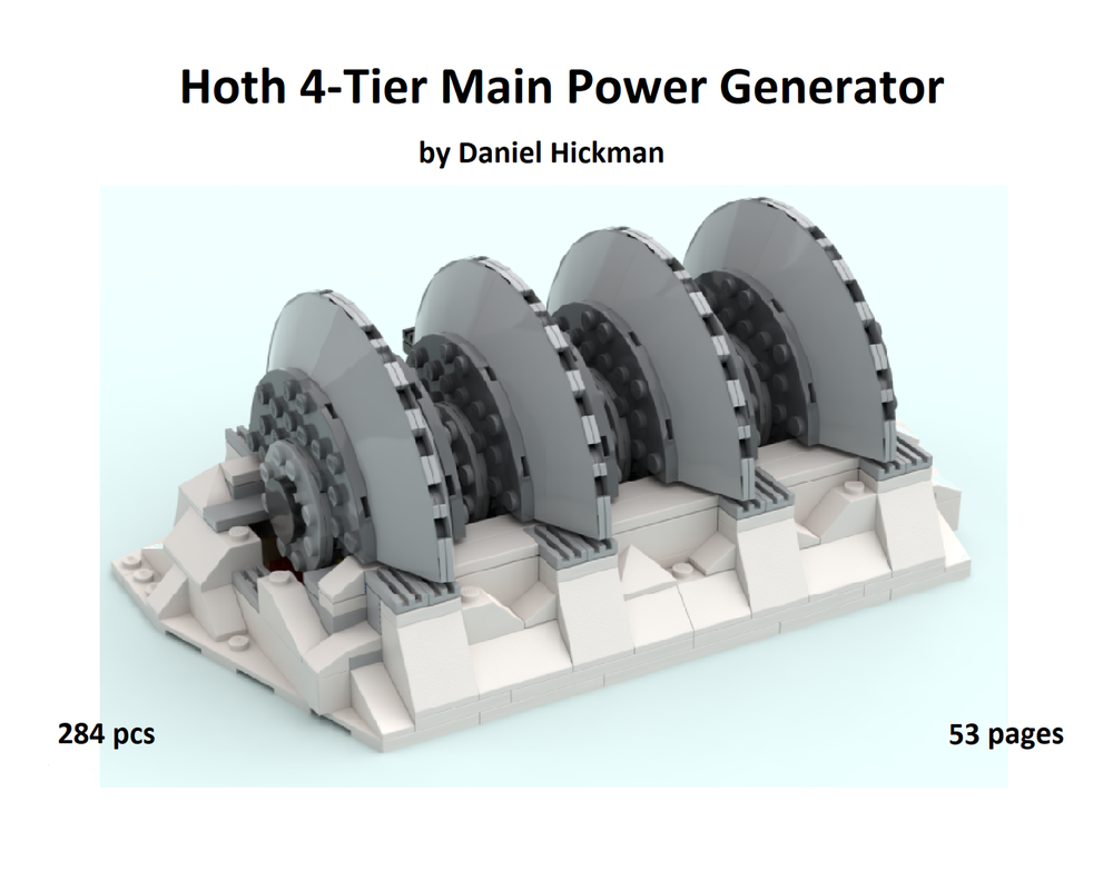 LEGO MOC Hoth 4-Tier Main Power Generator by wheelsspinnin ...