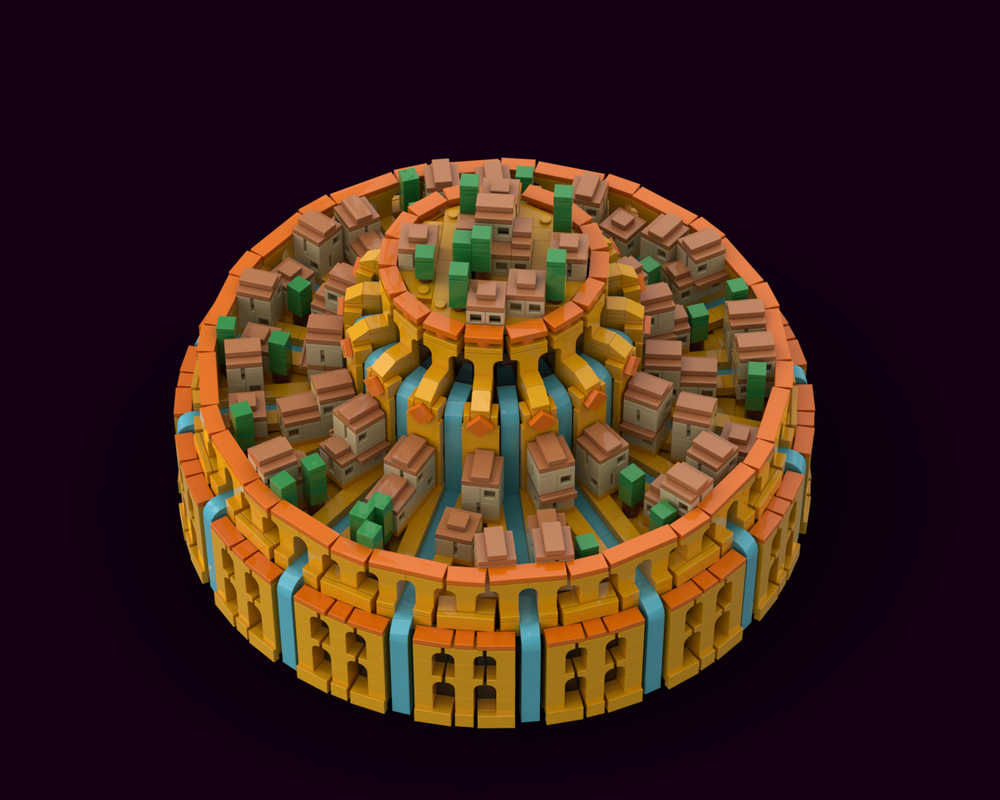 LEGO MOC-238466 Arena City by Green73 | Rebrickable - Build with LEGO