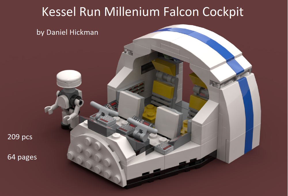 LEGO MOC Kessel Run Millenium Falcon Cockpit with L3-37 by ...