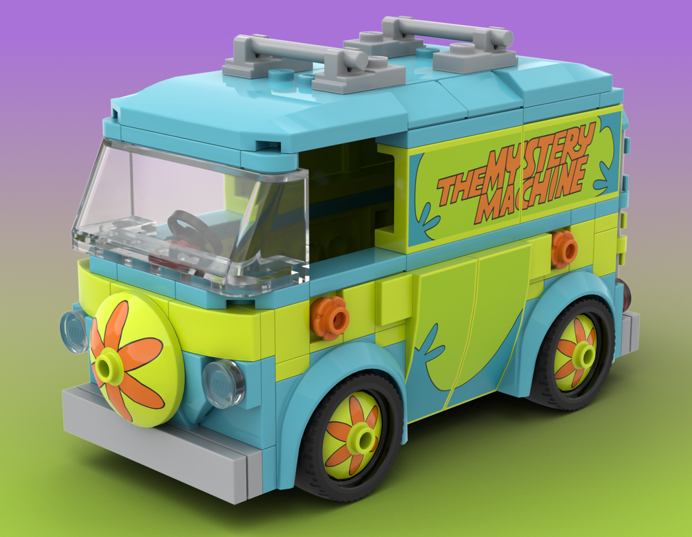 LEGO MOC 6-Wide Mystery Machine by BowtiedTrombone | Rebrickable ...