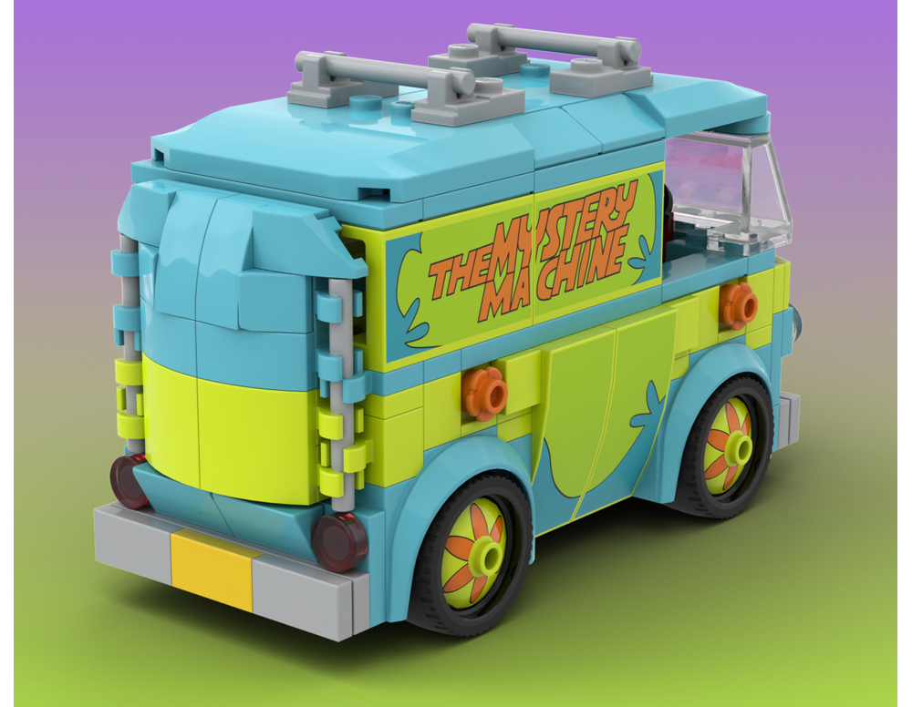 LEGO MOC-238482 6-Wide Mystery Machine by BowtiedTrombone | Rebrickable ...