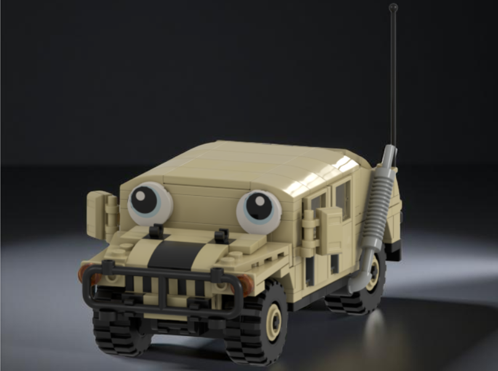 LEGO MOC Silly looking Humvee by Potato_boi_2022 | Rebrickable - Build ...