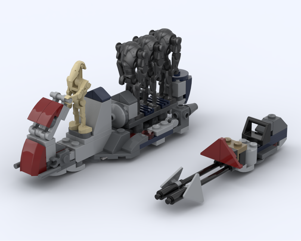 LEGO MOC-238495 Droid Transport + Speeder 75372 Alternate Build by ...