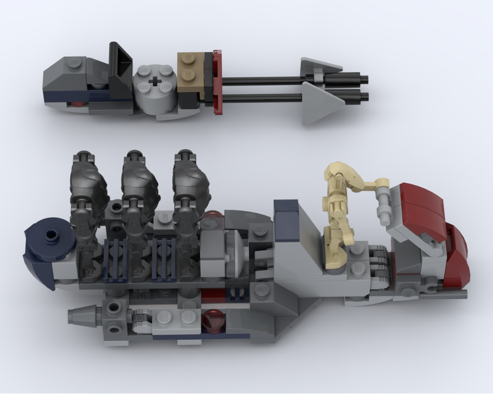 LEGO MOC-238495 Droid Transport + Speeder 75372 Alternate Build by ...