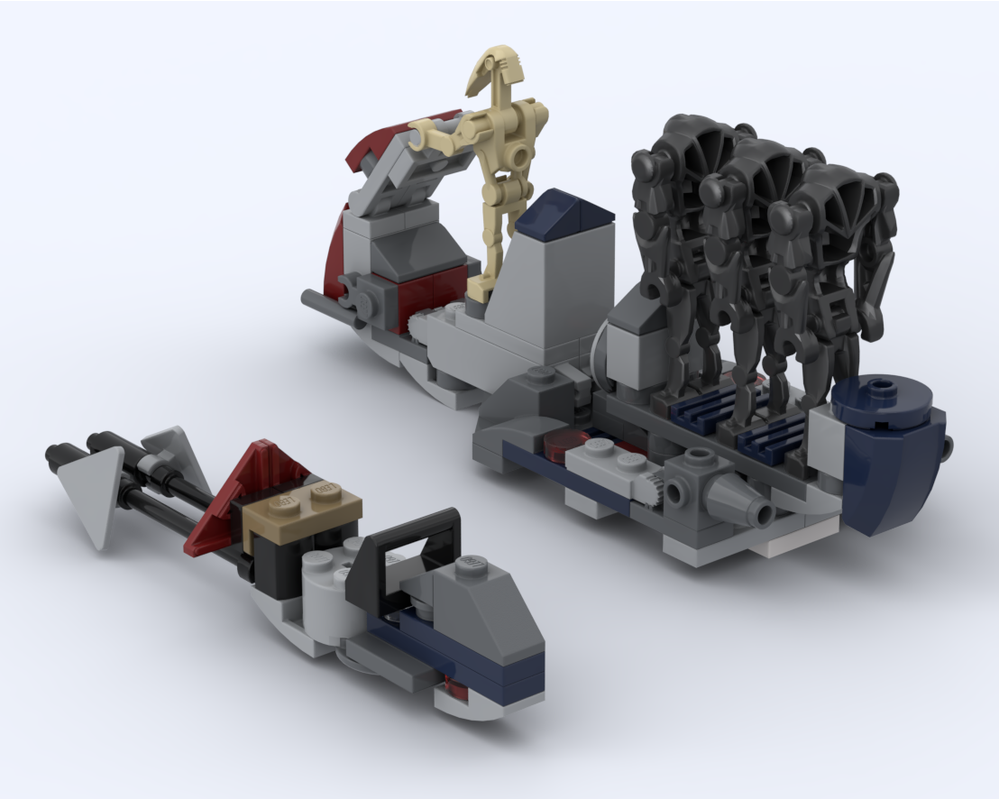 LEGO MOC-238495 Droid Transport + Speeder 75372 Alternate Build by ...