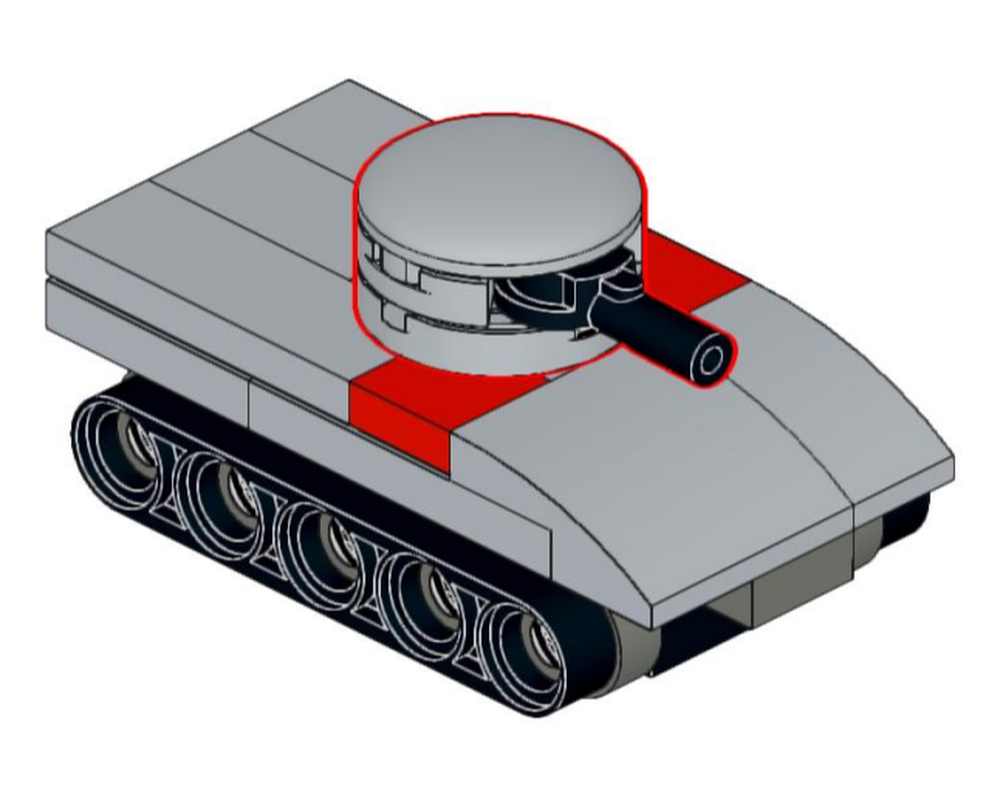 LEGO MOC NOD Light Tank by Syndi_lego | Rebrickable - Build with LEGO