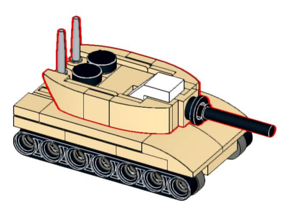 LEGO MOC GDI Medium Tank by Syndi_lego | Rebrickable - Build with LEGO