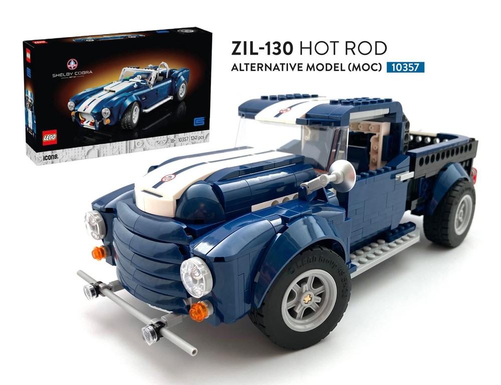 LEGO MOC 10357 ZIL 130 Hot Rod by inidatti | Rebrickable - Build with LEGO