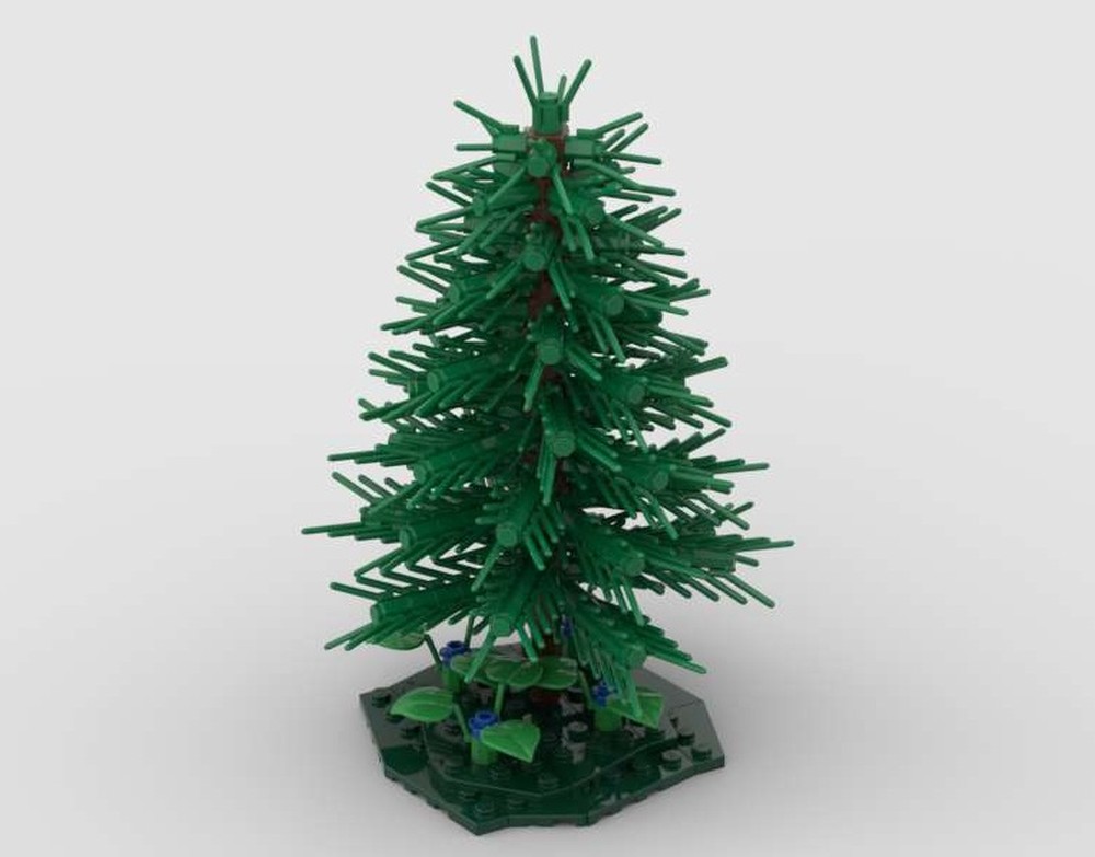 LEGO MOC Fir tree Version 1 by Frog Mocs | Rebrickable - Build with LEGO