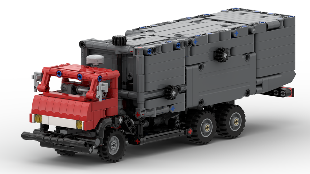 LEGO MOC-238530 Garbage truck KAMAZ by Kostya_Cheblakov | Rebrickable ...