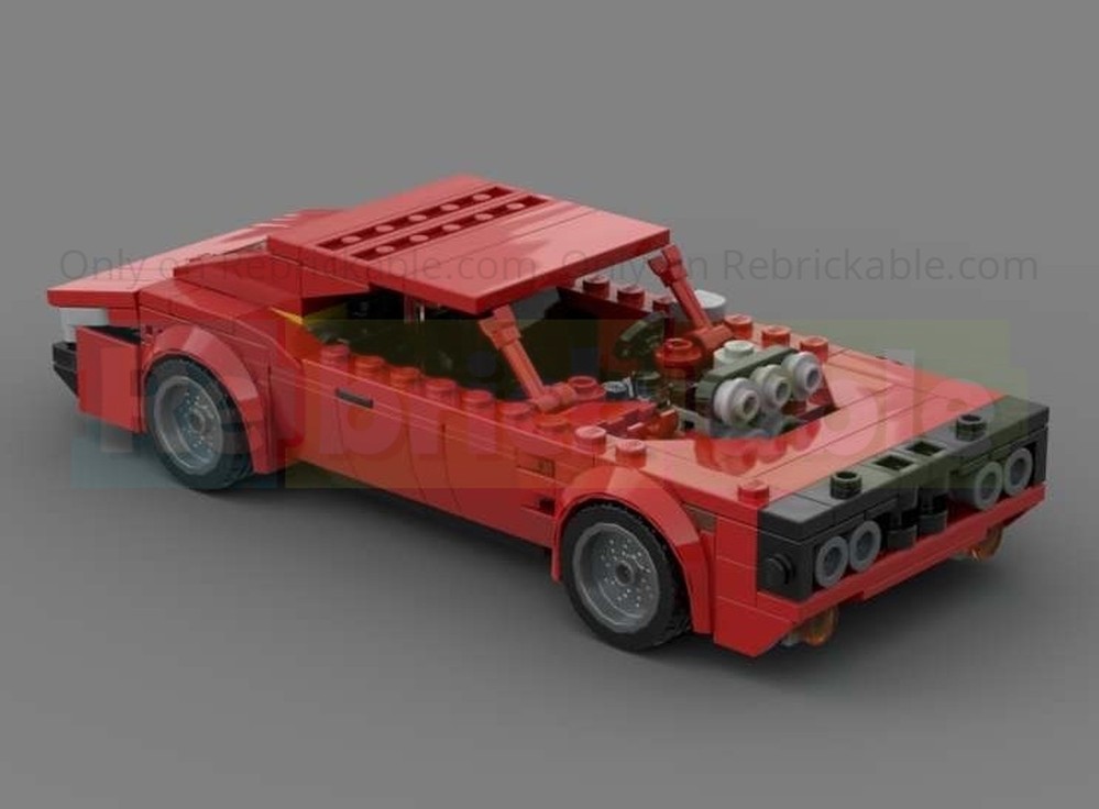 LEGO MOC-238541 1970 Dodge Charger (76934 Alt) by Brick Industries ...