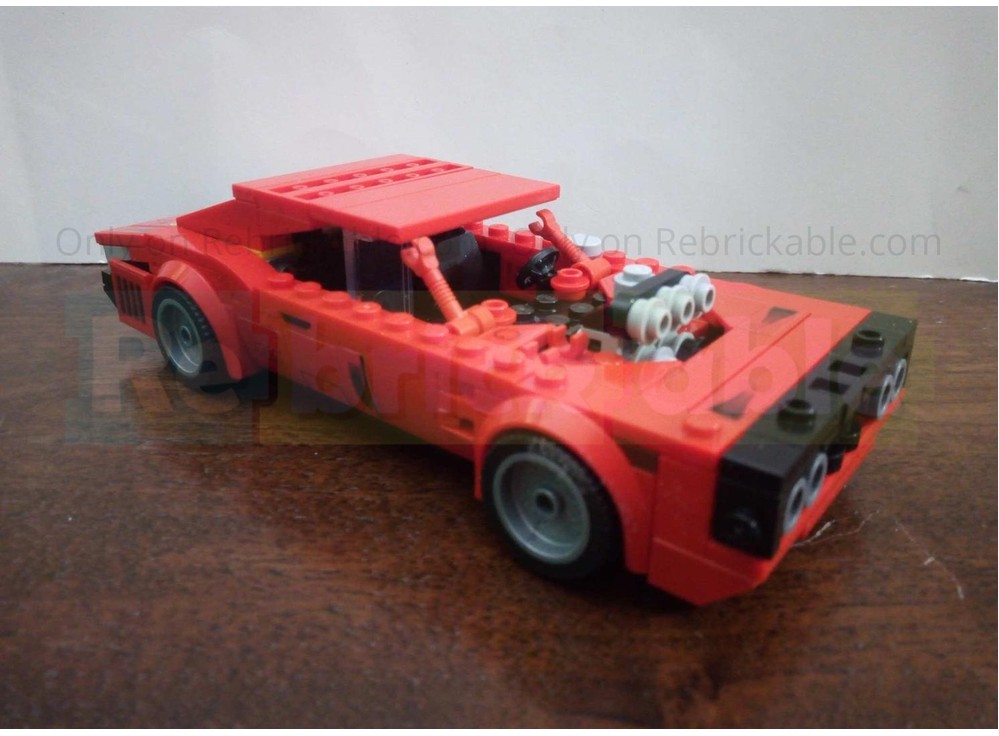 LEGO MOC 1970 Dodge Charger (76934 Alt) by Brick Industries ...