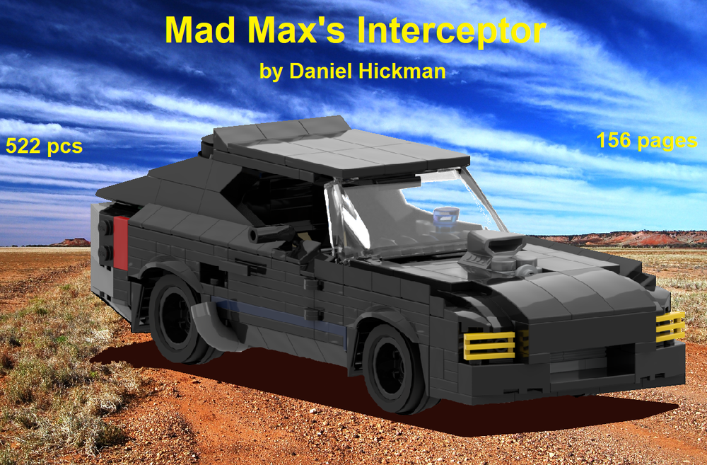 LEGO MOC Mad Max's Interceptor by wheelsspinnin | Rebrickable - Build ...