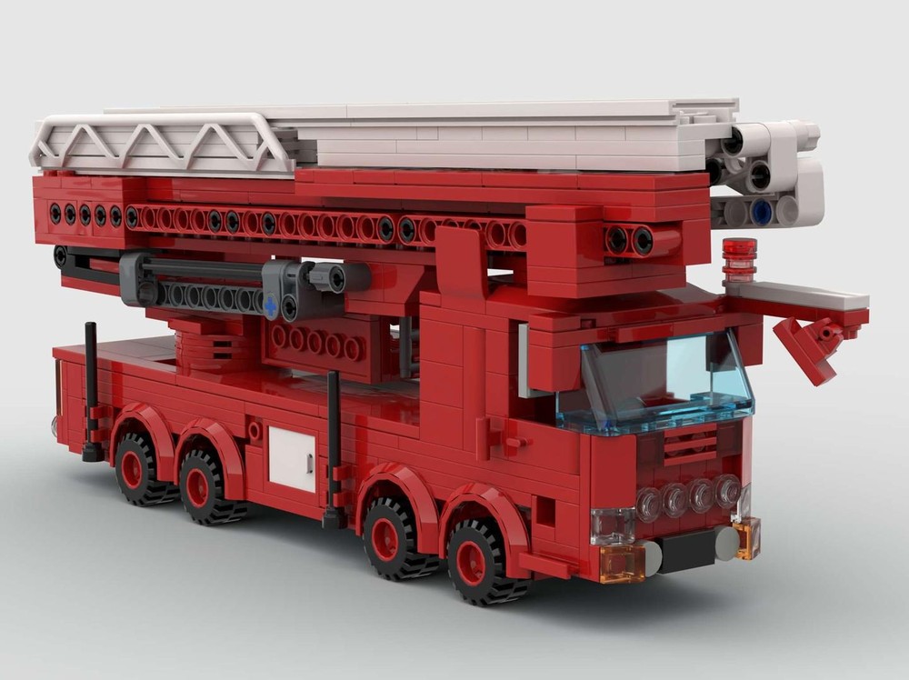 LEGO MOC FIRE LADDER TRUCK by CheongBricks | Rebrickable - Build with LEGO