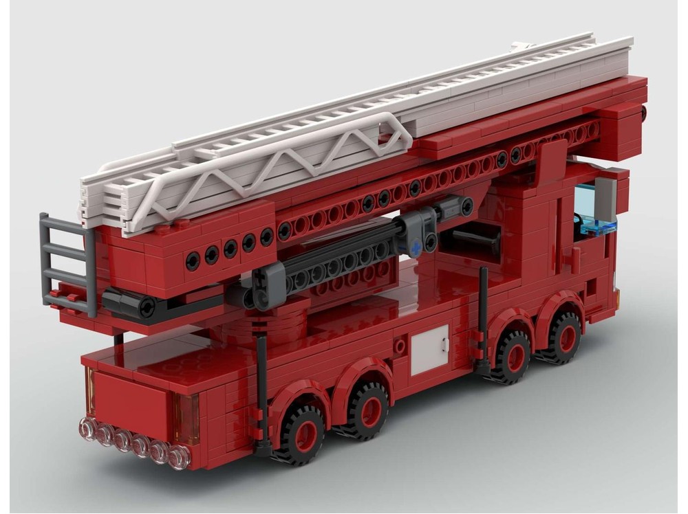 LEGO MOC FIRE LADDER TRUCK by CheongBricks | Rebrickable - Build with LEGO