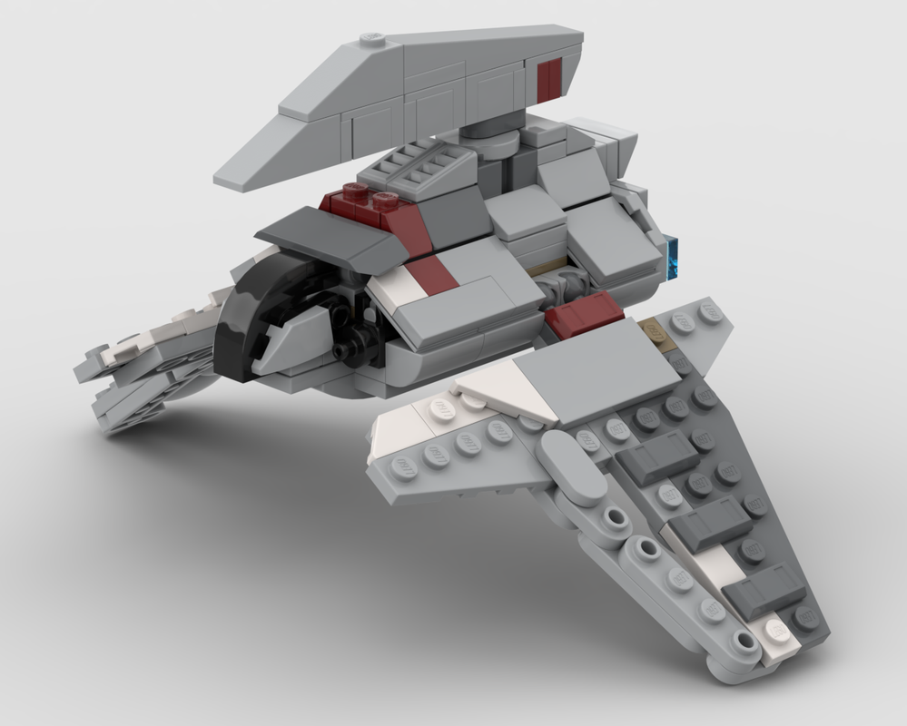 LEGO MOC Mini Theta-class Shuttle by ao-ka | Rebrickable - Build with LEGO