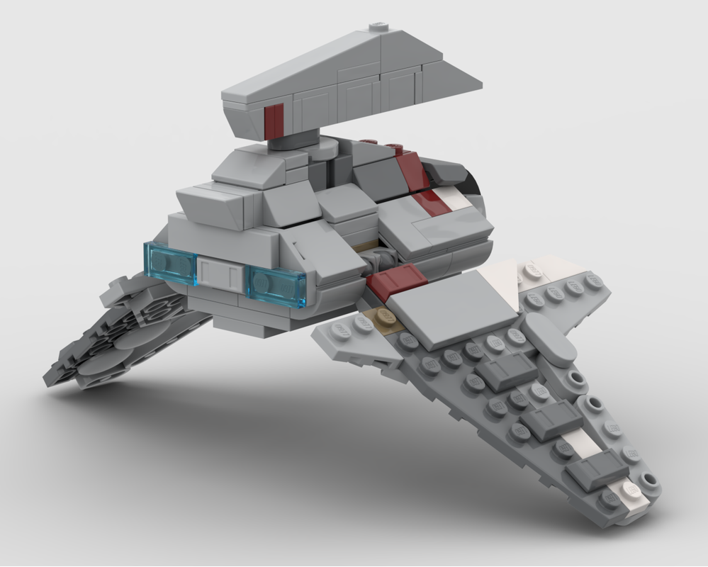 LEGO MOC Mini Theta-class Shuttle by ao-ka | Rebrickable - Build with LEGO