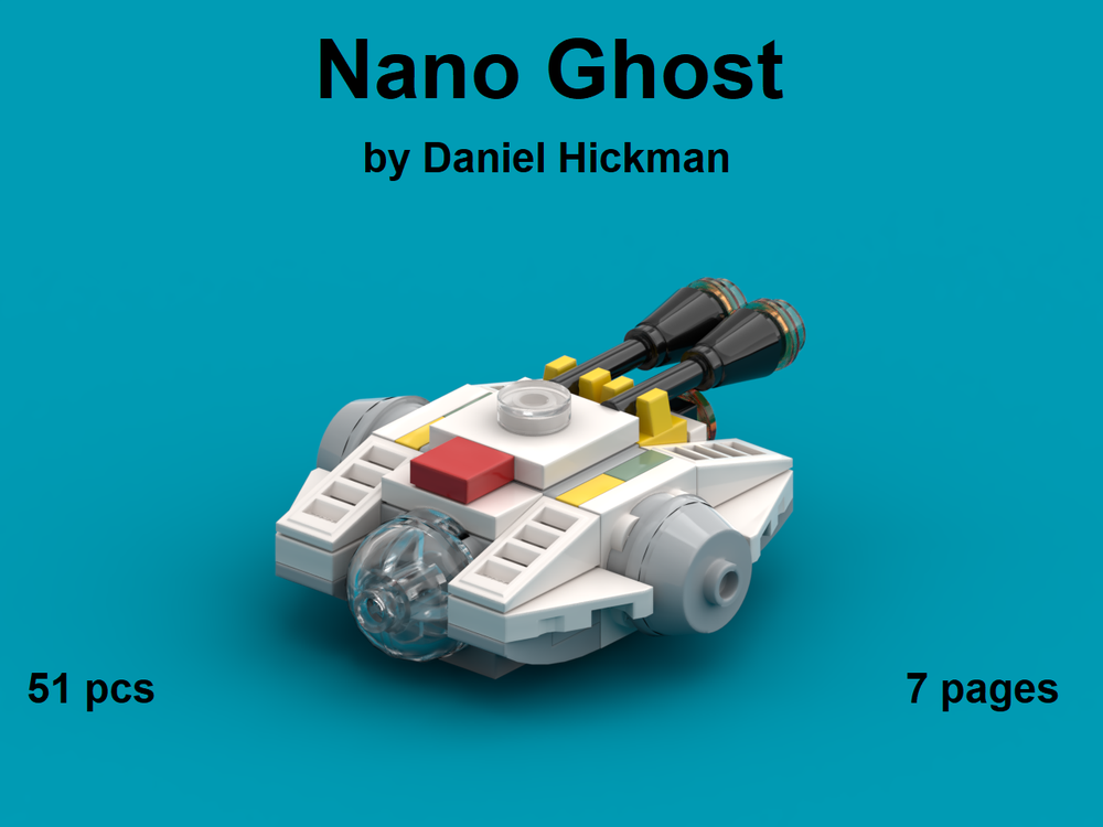 LEGO MOC Nano Ghost by wheelsspinnin | Rebrickable - Build with LEGO