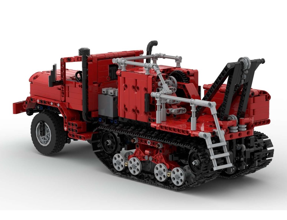 LEGO MOC Recovery attachment for M93x Halftrack by Stinkwell Exhaust ...
