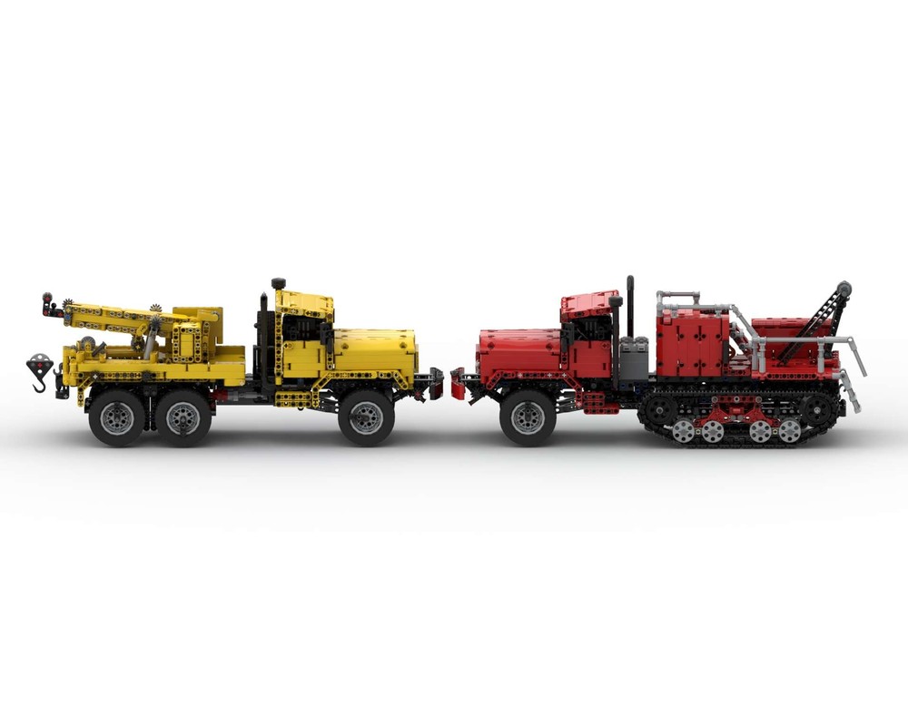 LEGO MOC Recovery attachment for M93x Halftrack by Stinkwell Exhaust ...