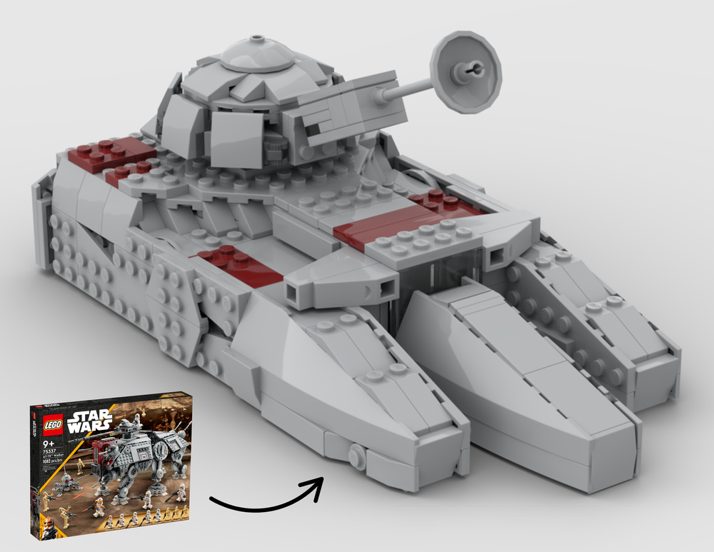 LEGO MOC-238569 Stun Tank Alternate Build Using Set 75337 by Monkey ...