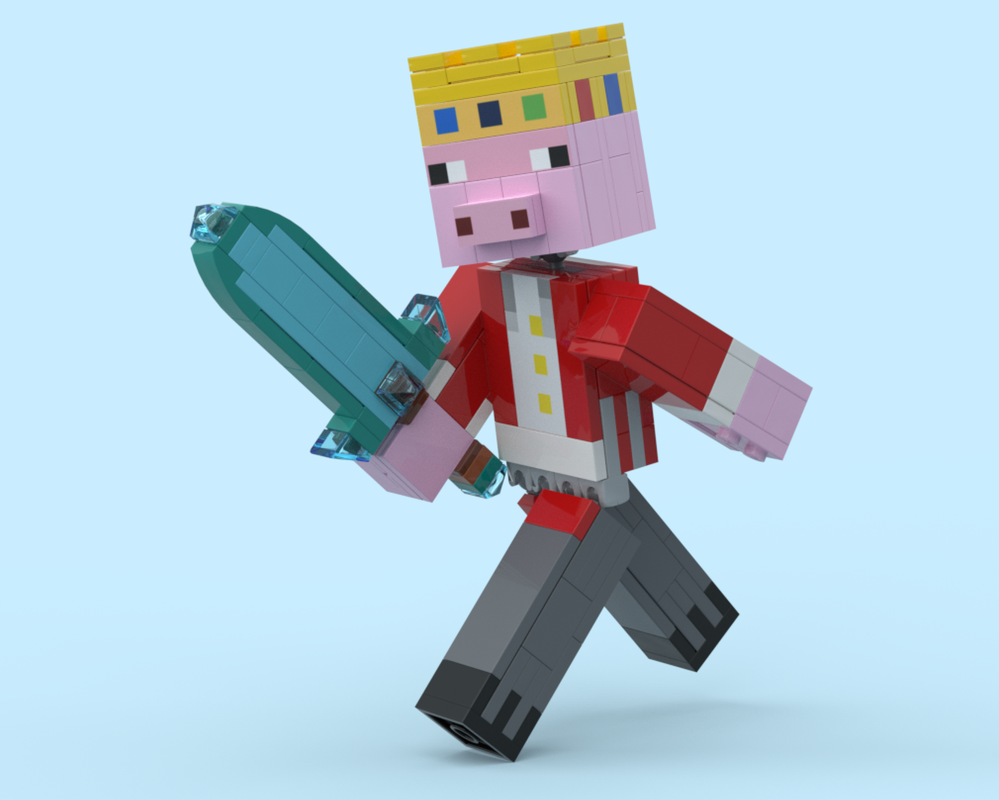 LEGO MOC-238577 Technoblade Big Fig by TheStructureVoid | Rebrickable ...