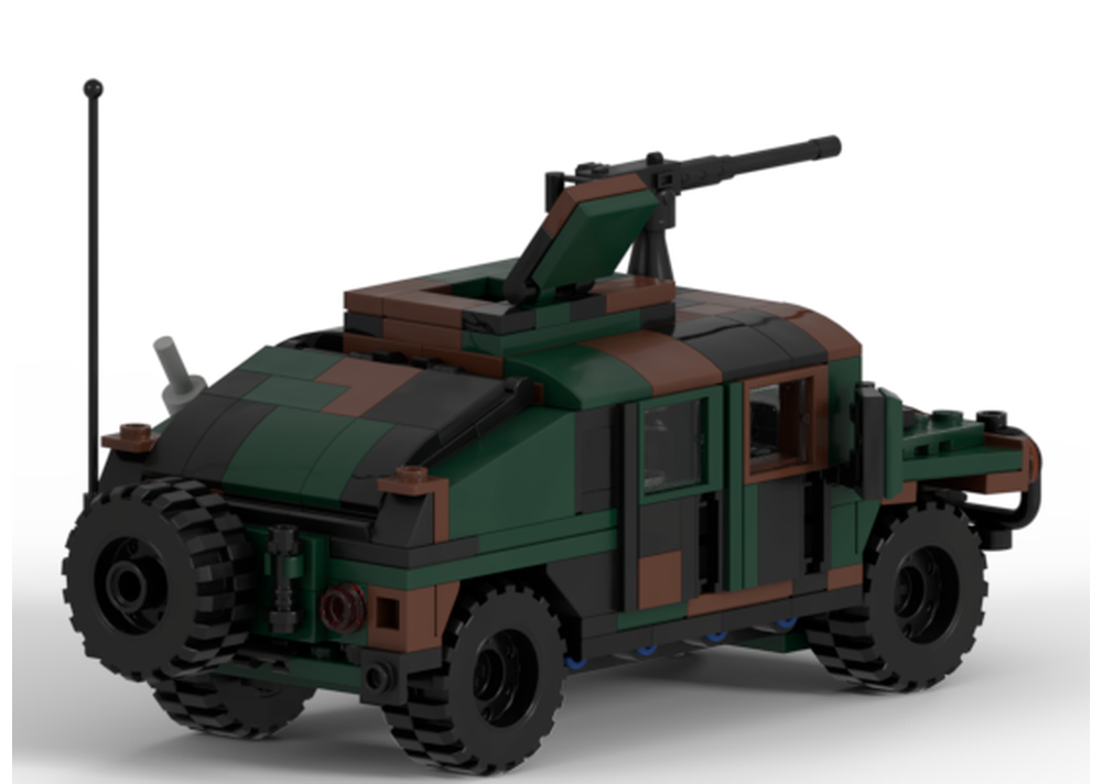 LEGO MOC M1004 humvee by Potato_boi_2022 | Rebrickable - Build with LEGO