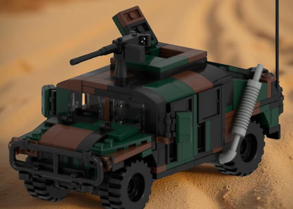 LEGO MOC M1004 humvee by Potato_boi_2022 | Rebrickable - Build with LEGO