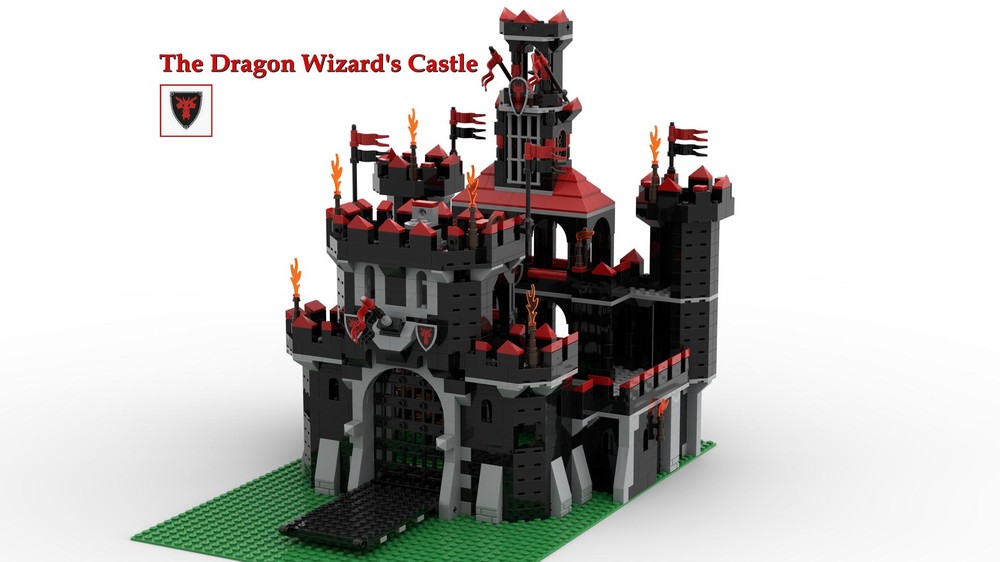 LEGO MOC-238588 The Dragon Wizard's Castle by PhoenixAu | Rebrickable ...
