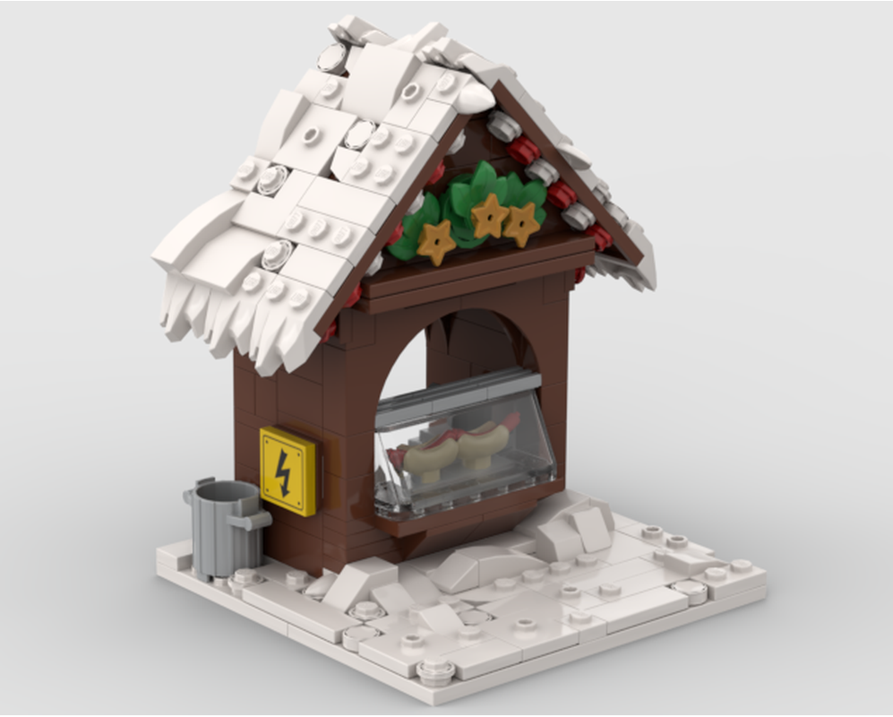 LEGO MOC Christmas Market Stall by TechnicTitan | Rebrickable - Build ...