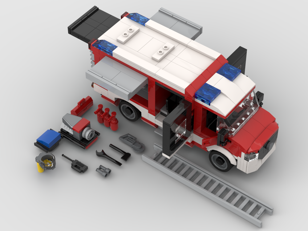 LEGO MOC-238623 Mercedes Sprinter KLF by BluePatton | Rebrickable ...