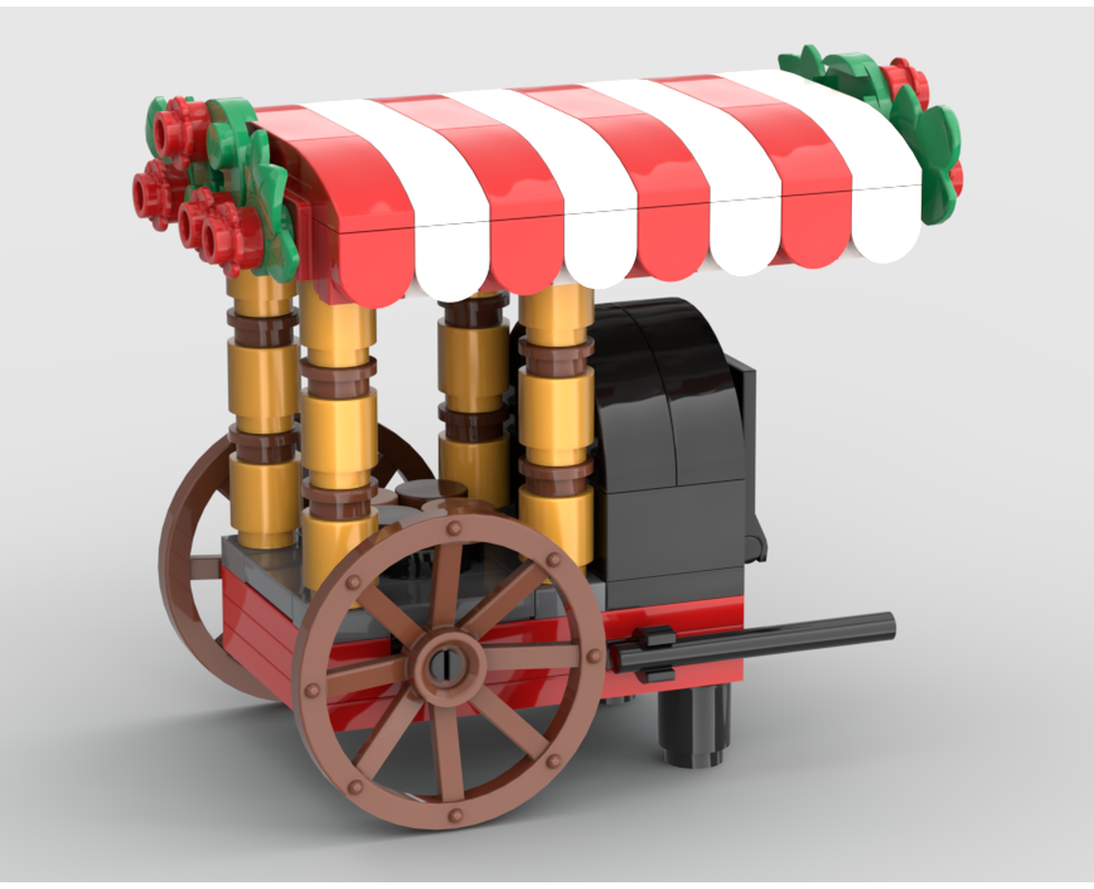 LEGO MOC-238630 Roasted Chestnut Cart by JazzieBuilds | Rebrickable ...