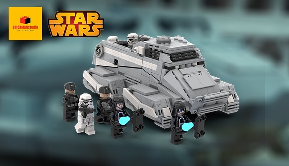 LEGO MOC-238658 SW ANDOR series Imperial Riot Tank SKZ-231 Troop ...