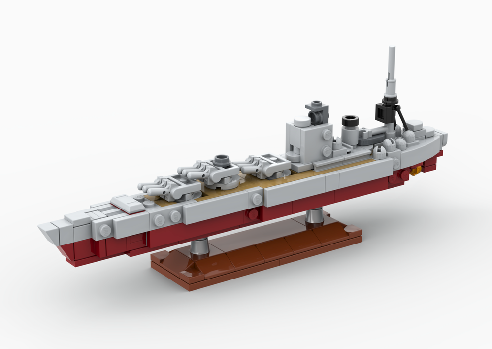 LEGO MOC HMS Rodney Battleship by The Bobby Brix Channel | Rebrickable ...